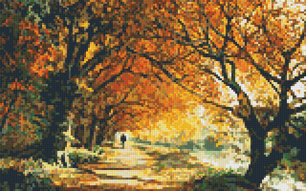 Forever Autumn – Pixel Art USA