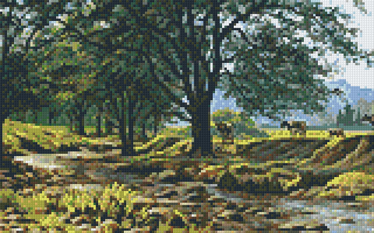 Cow Creek – Pixel Art USA