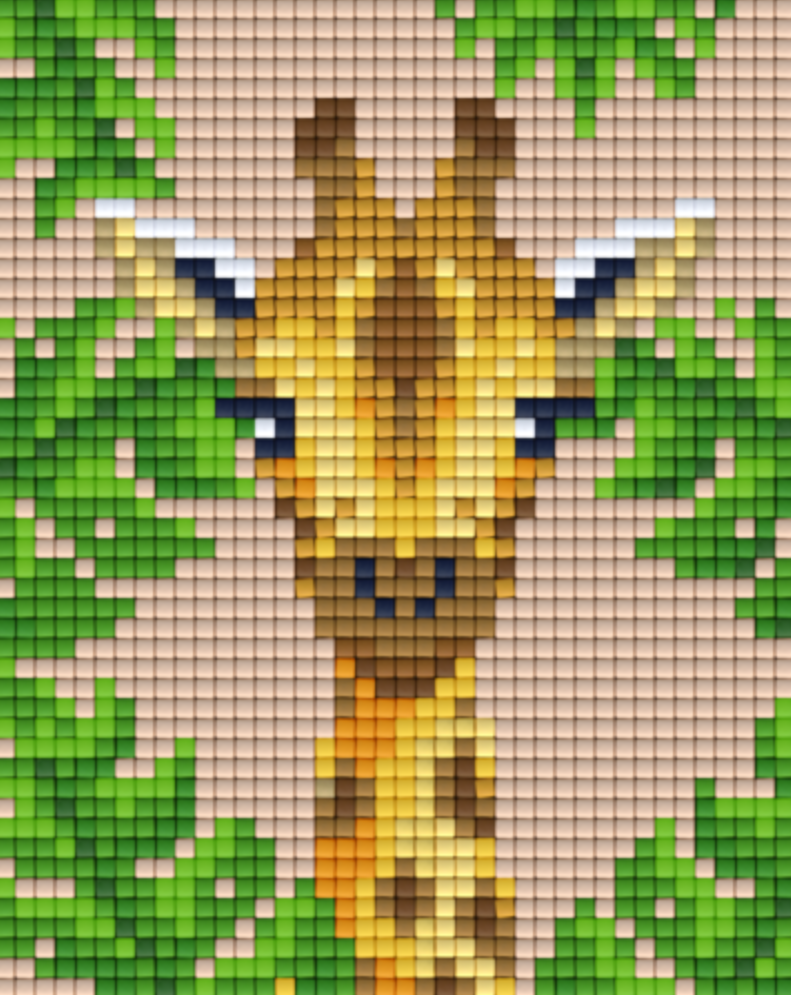 Giraffe 1 – Pixel Art USA
