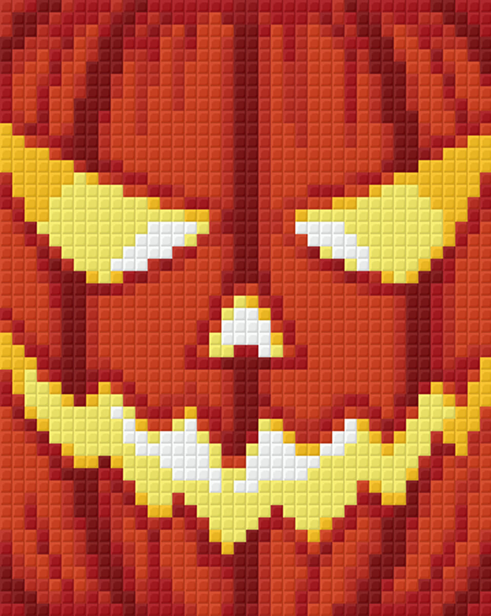Jack O'Lantern Face – Pixel Art USA