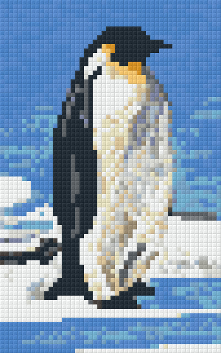 Emperor Penguin – Pixel Art USA