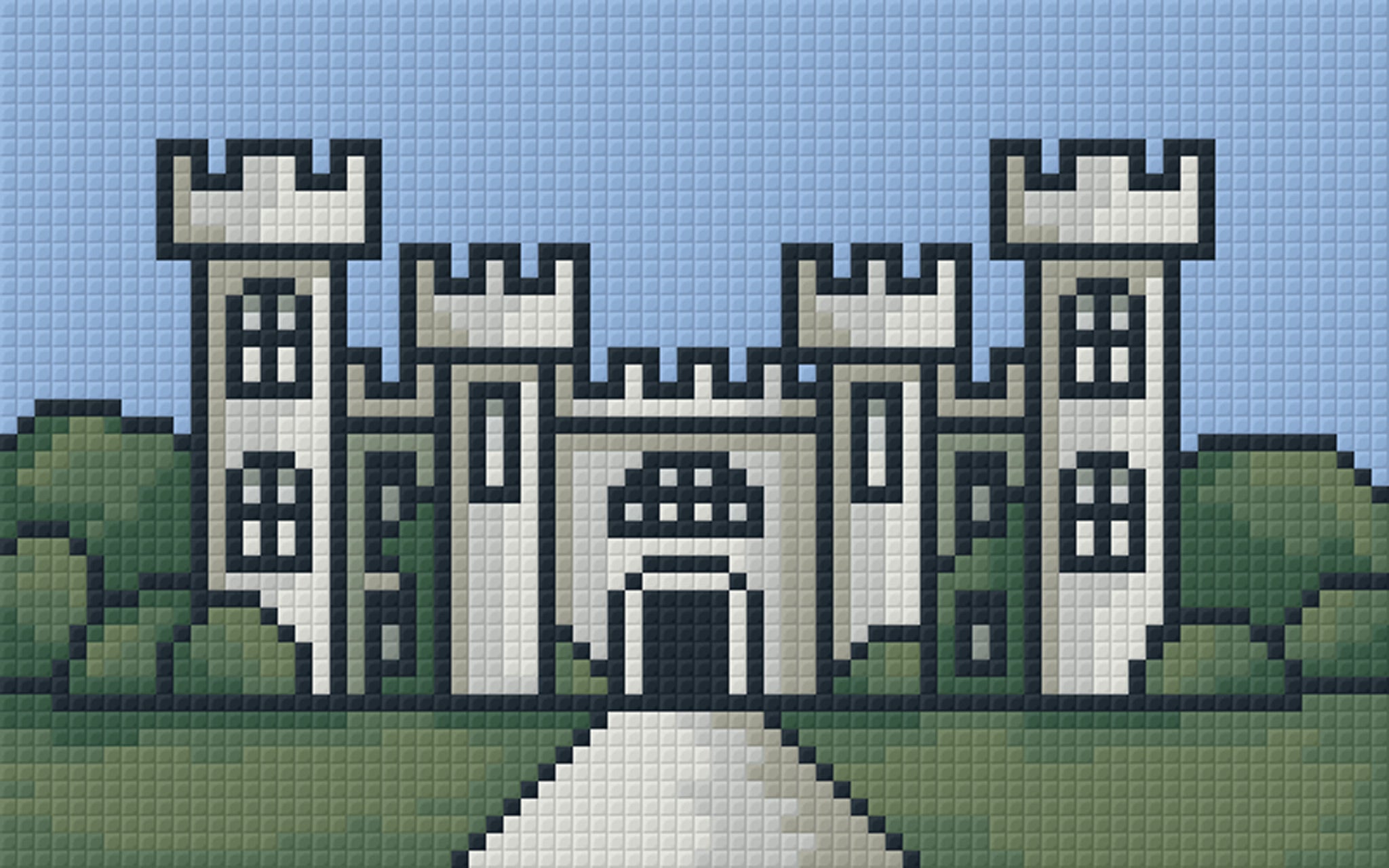 Castle – Pixel Art USA