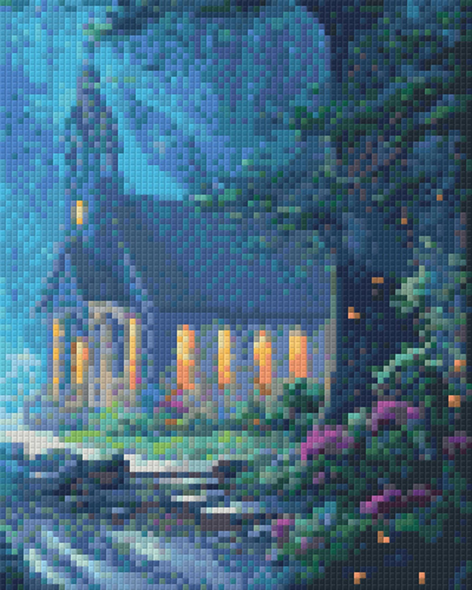 Summer Chapel – Pixel Art USA