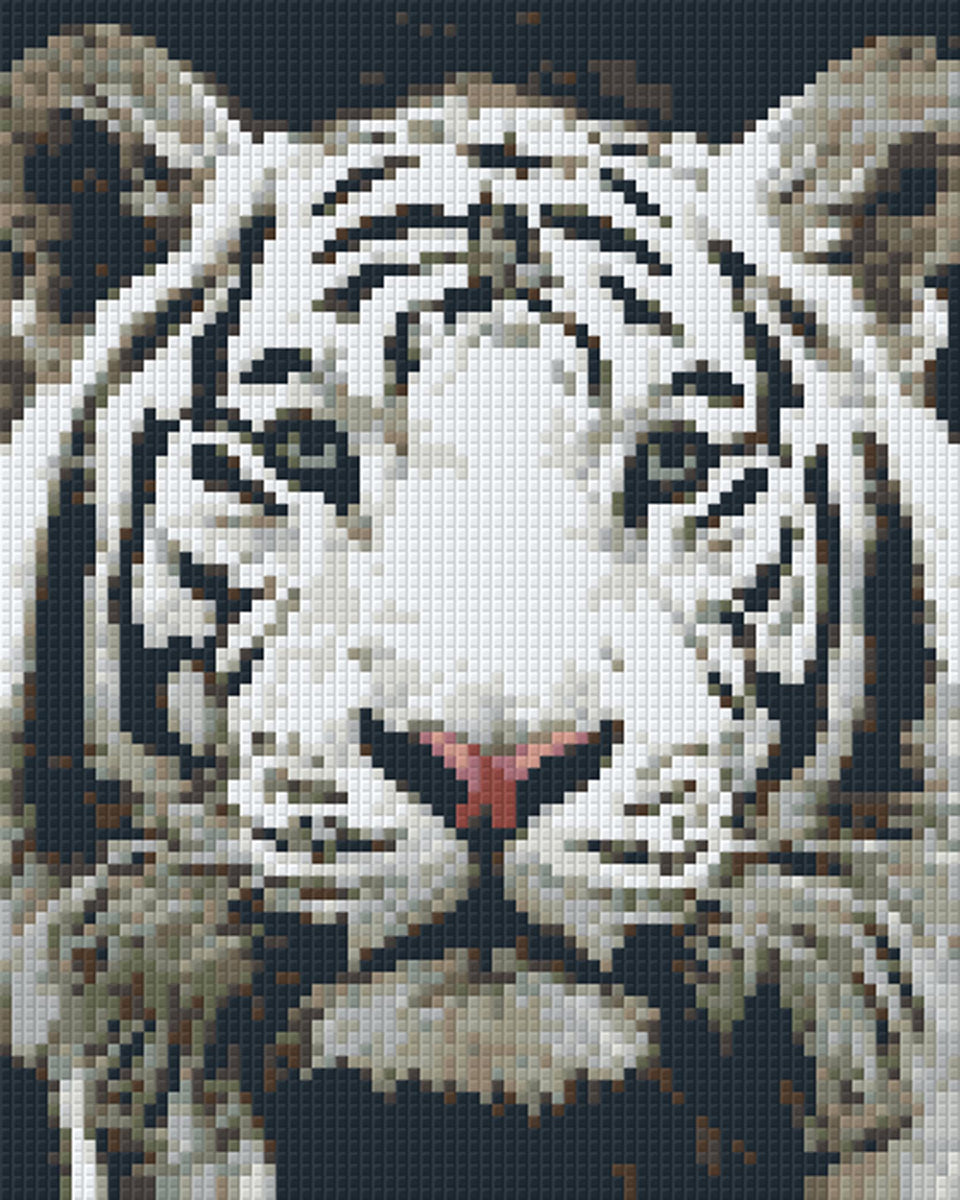 White Tiger 2 – Pixel Art USA