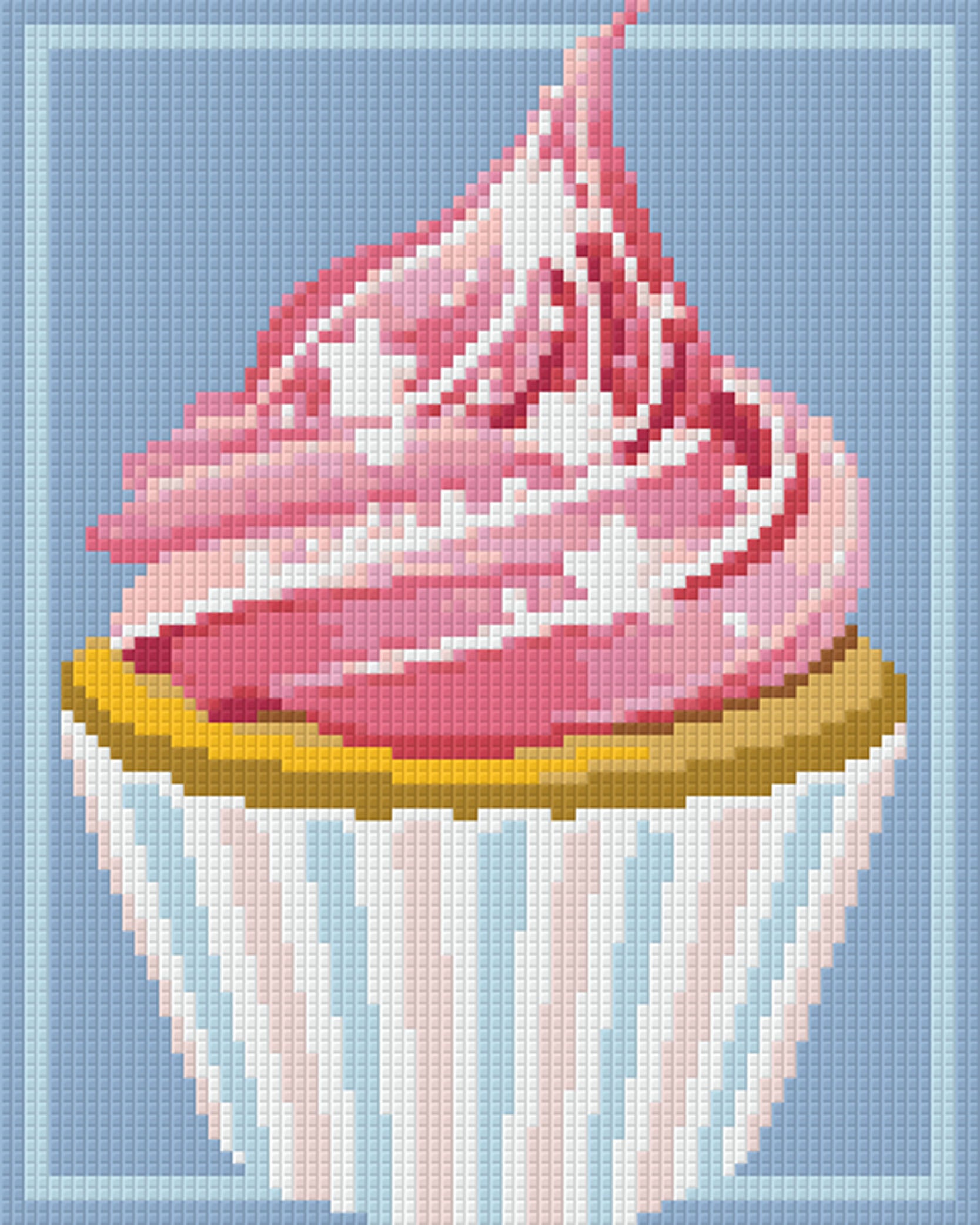 Cupcake – Pixel Art USA