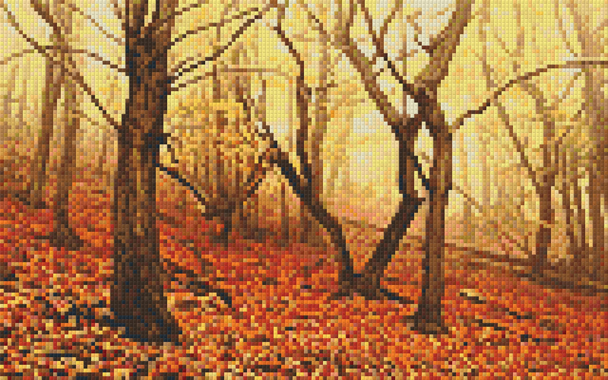 Morning Fog – Pixel Art USA