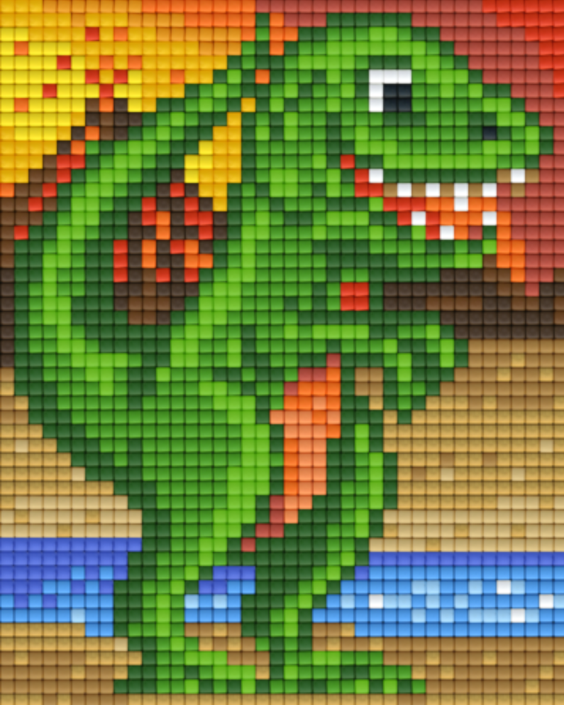 Dinosaur – Pixel Art USA