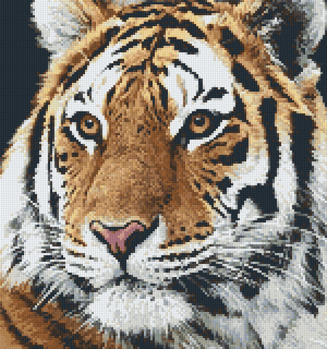 Siberian Tiger – Pixel Art USA