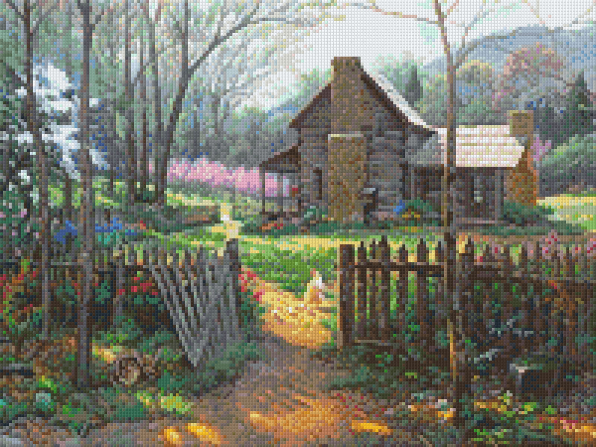 Welcome Spring – Pixel Art USA