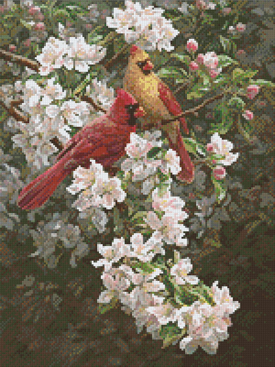 Spring Romance – Pixel Art USA