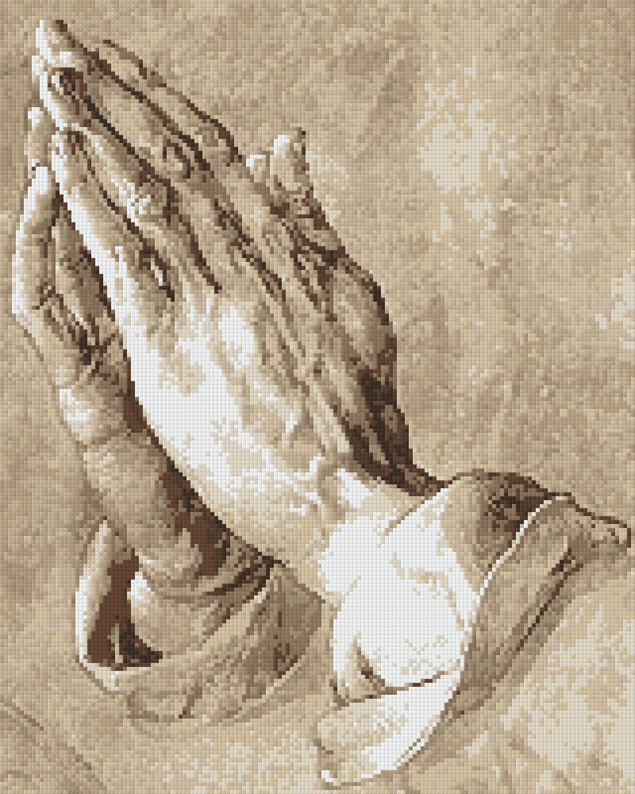 Praying Hands – Pixel Art USA