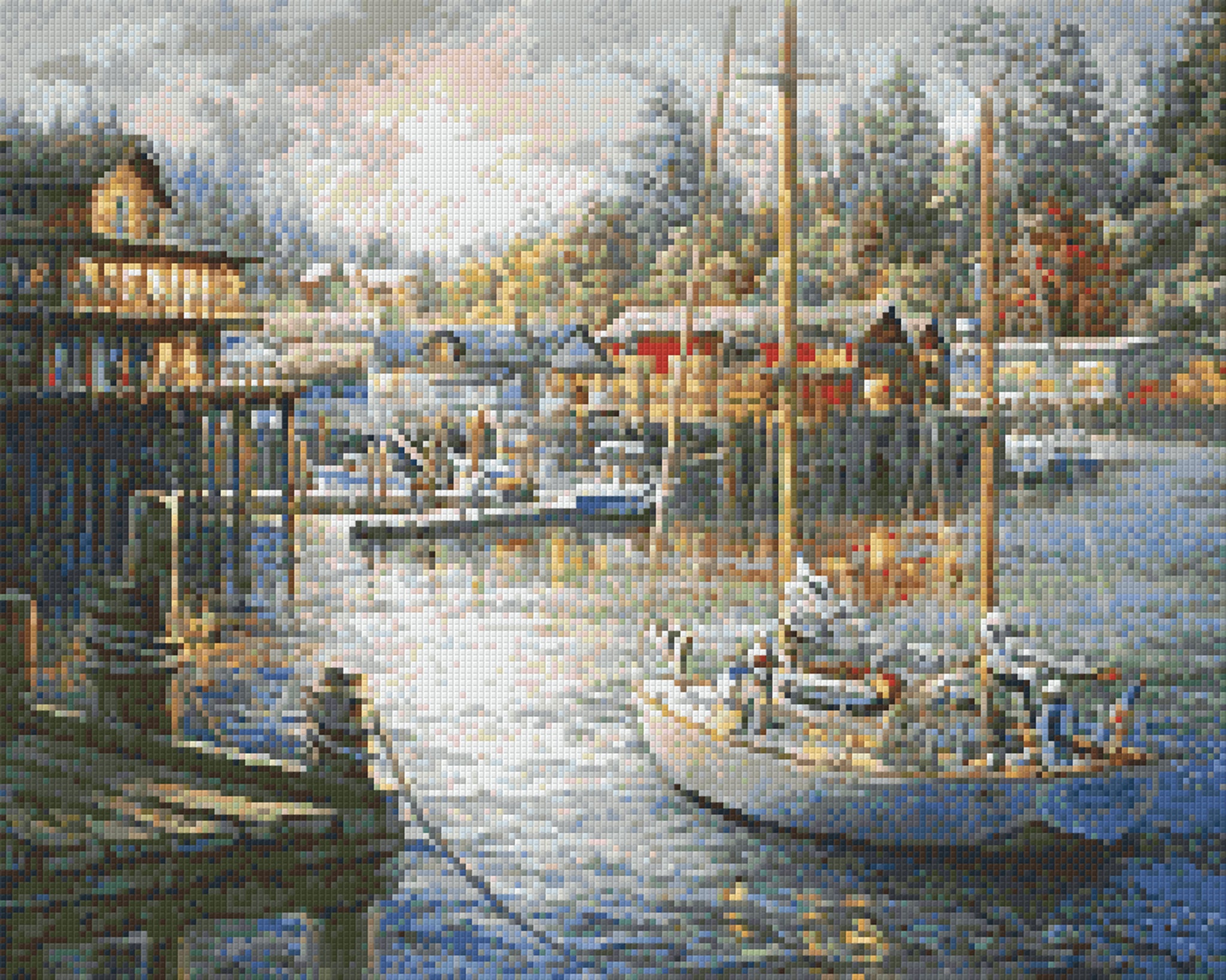 Harbor – Pixel Art USA