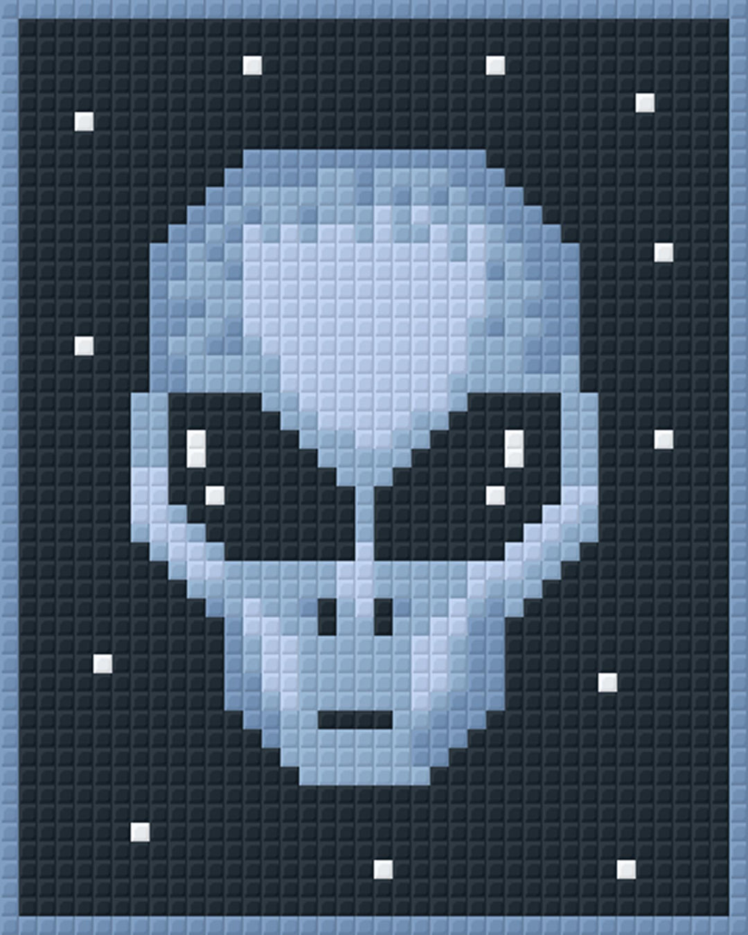 Alien Face – Pixel Art USA