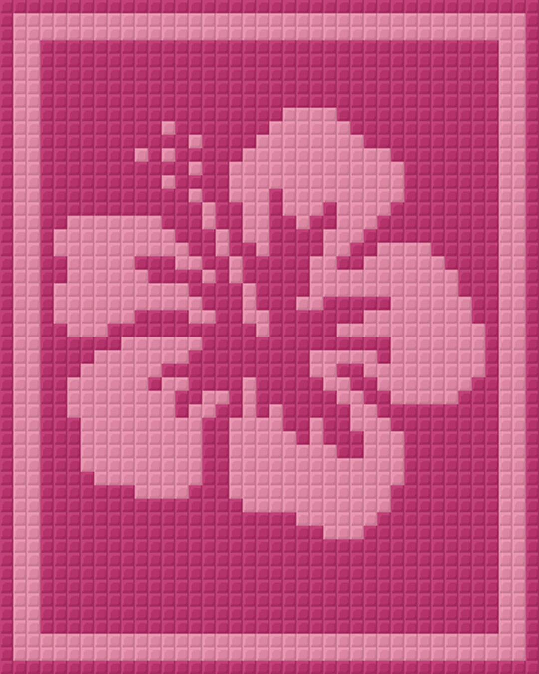 Hibiscus – Pixel Art USA