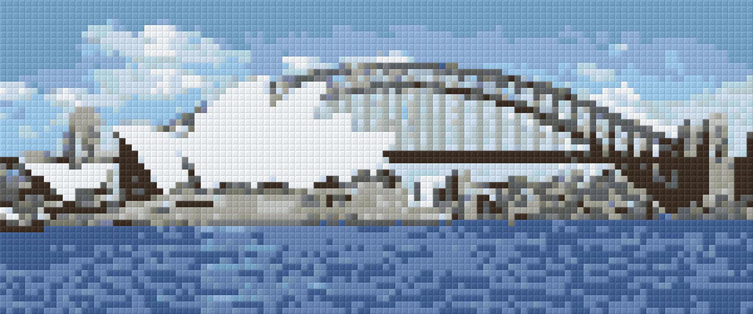 Sydney Harbour – Pixel Art USA