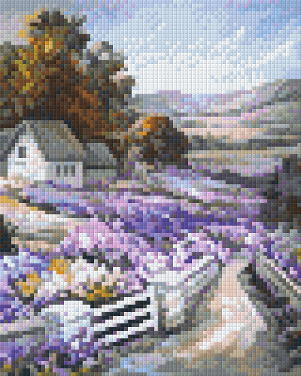 Spring Cabin – Pixel Art USA