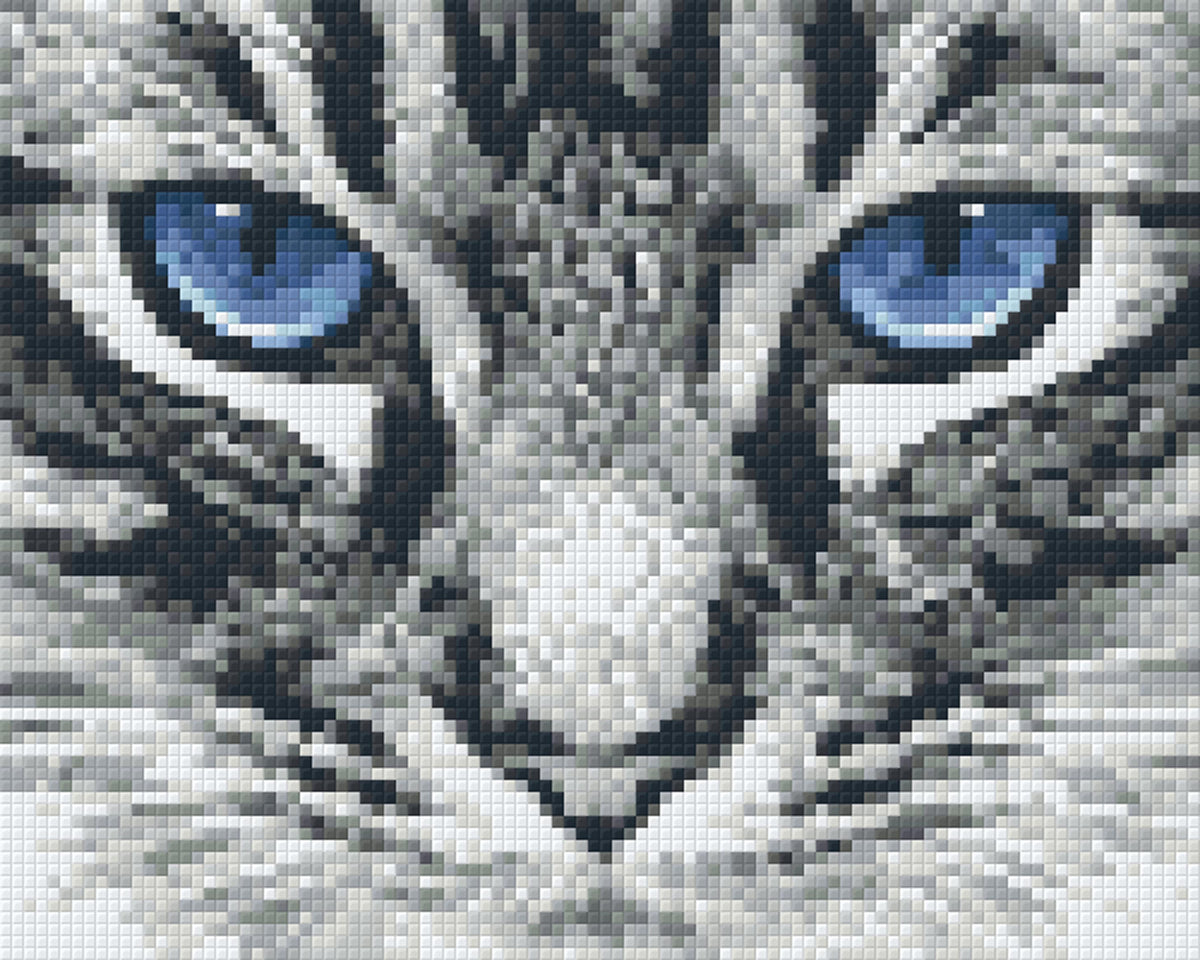 Blue Eyes 2 – Pixel Art USA