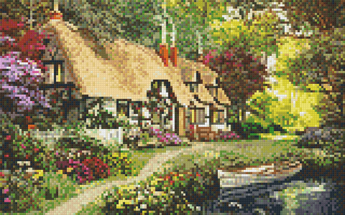 Woodland Walk Cottage – Pixel Art USA