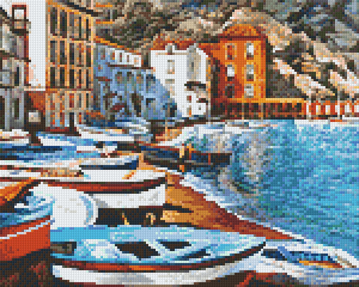 Sorrento, Italy – Pixel Art USA
