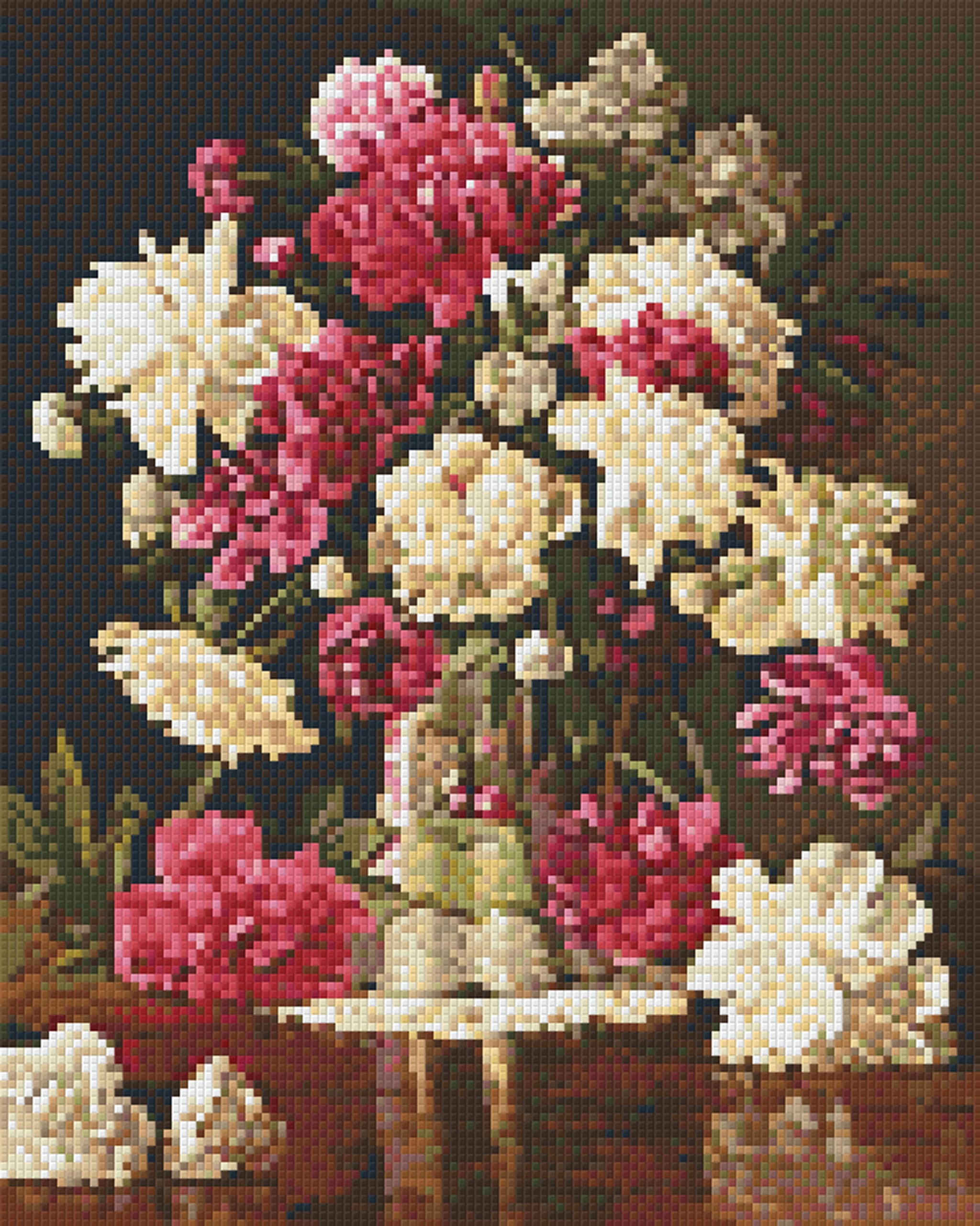 Peonies – Pixel Art USA