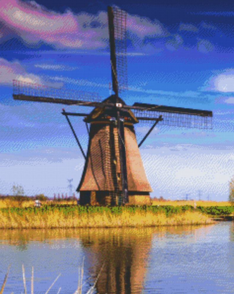 Windmill – Pixel Art USA